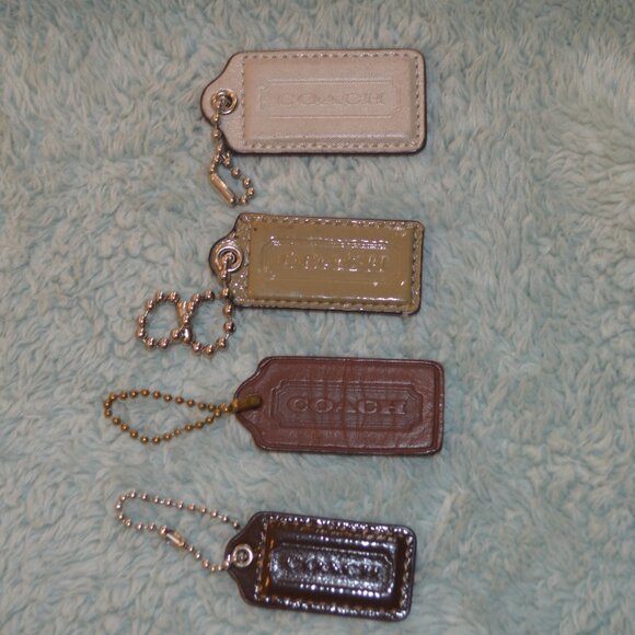 Coach | Accessories | Bundle 4 Coach Hang Tags Key Chains Mixed Colors ...